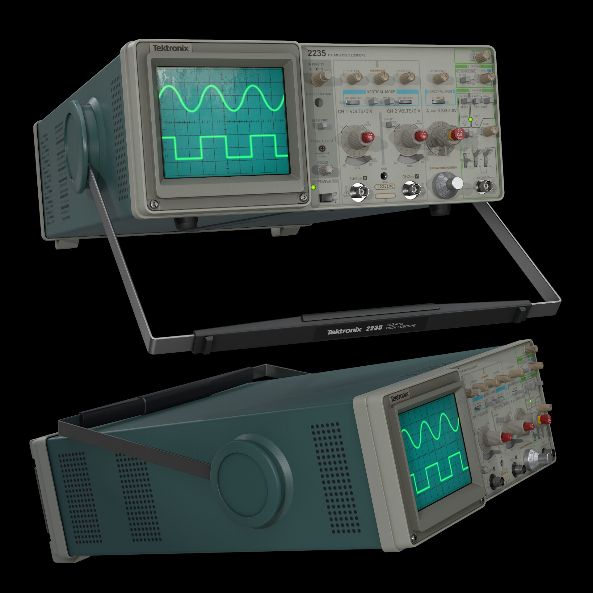 ArtStation - Tektronix 2235 Oscilloscope
