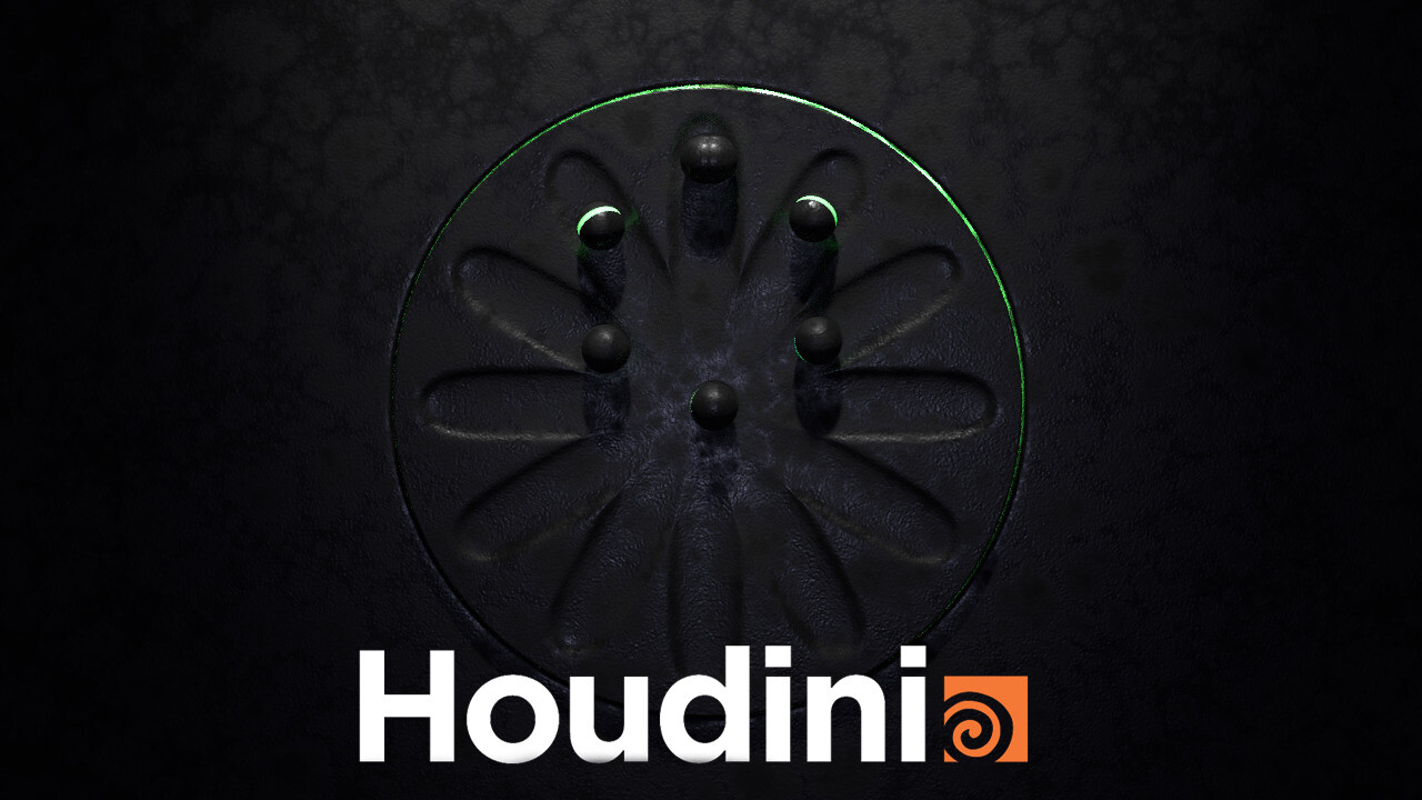 ArtStation - HOUDINI VEX PROJECT | PROCEDURAL SPINNING BALLS