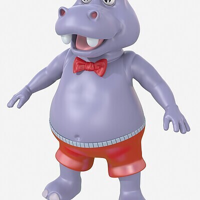 ArtStation - D.O.P 3D Hippo Character