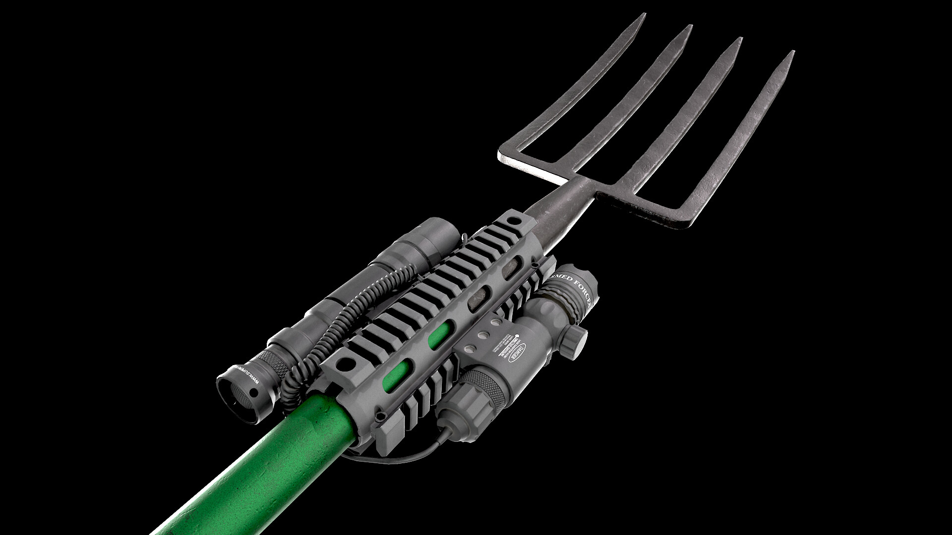 ArtStation - Tactical Digging Fork