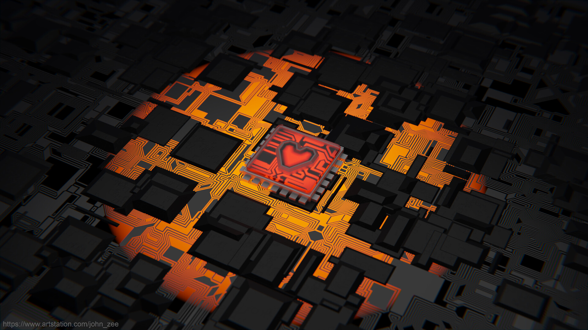 ArtStation - SCI-FI MotherBoard