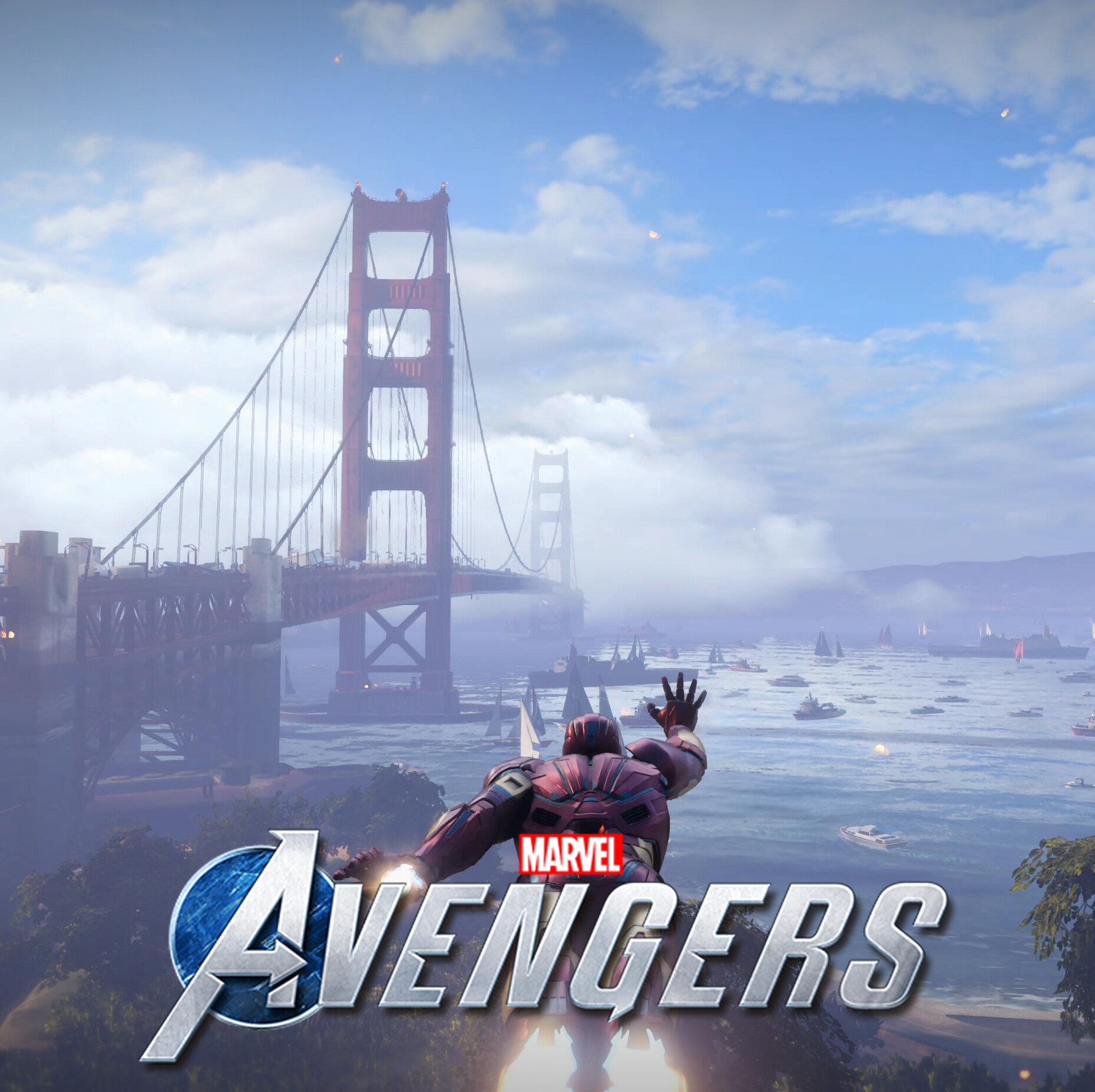 ArtStation - Marvels Avengers | Golden Gate Bridge