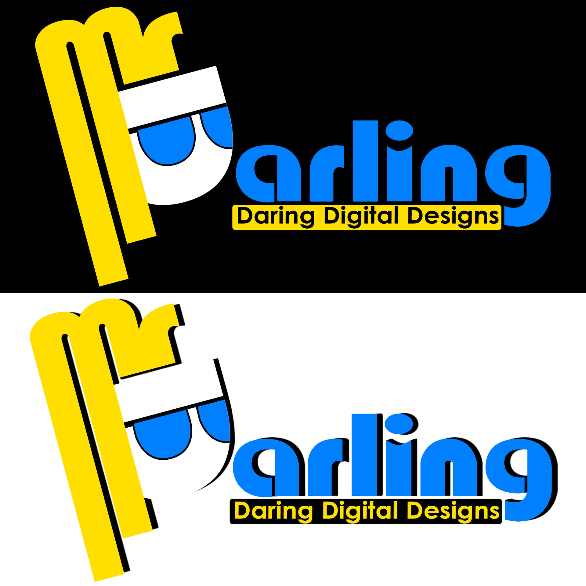 Christopher M. R. Darling - Mr_Darling Logotype #1 (Colorized Versions)