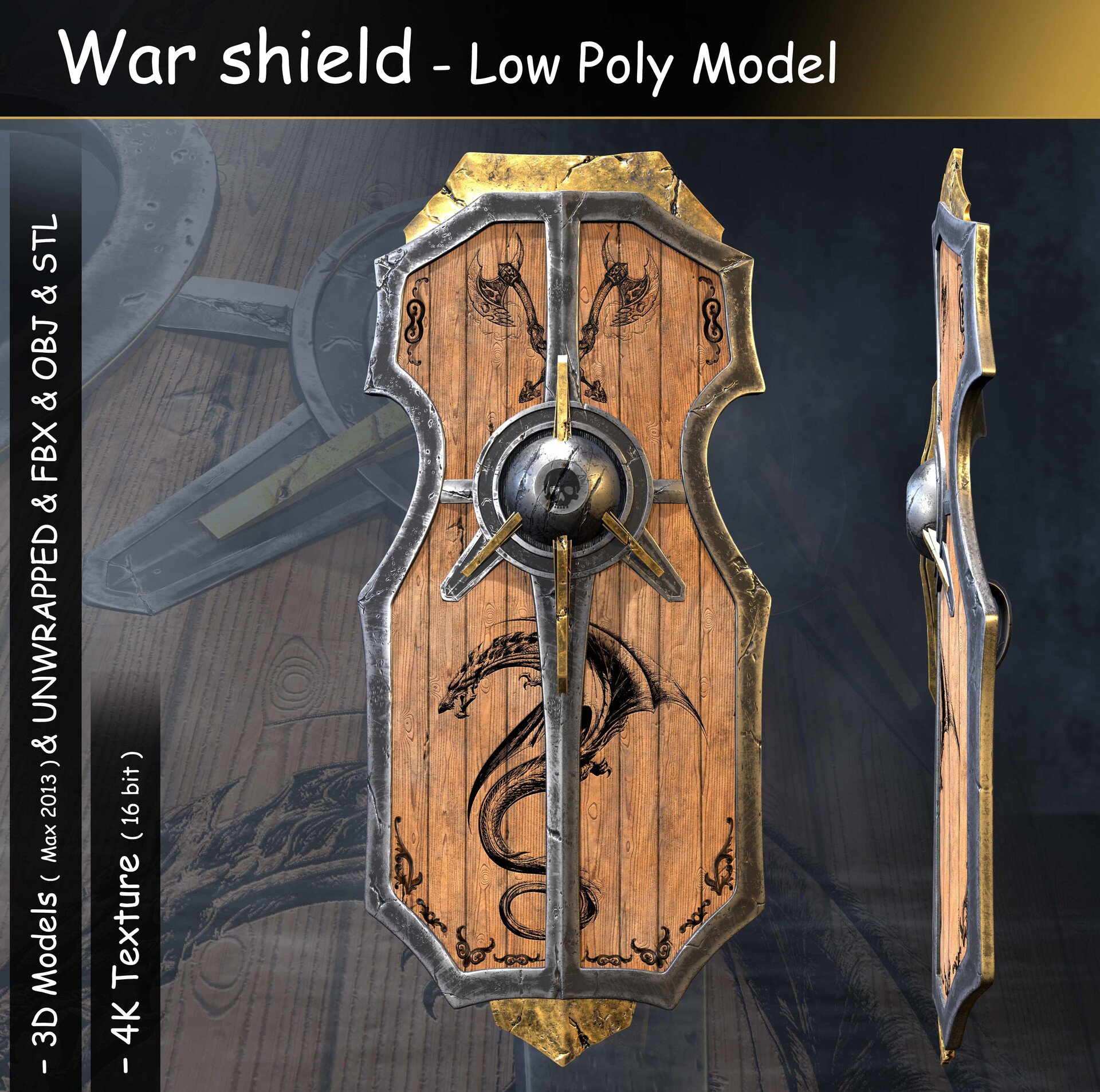 ArtStation - War shield