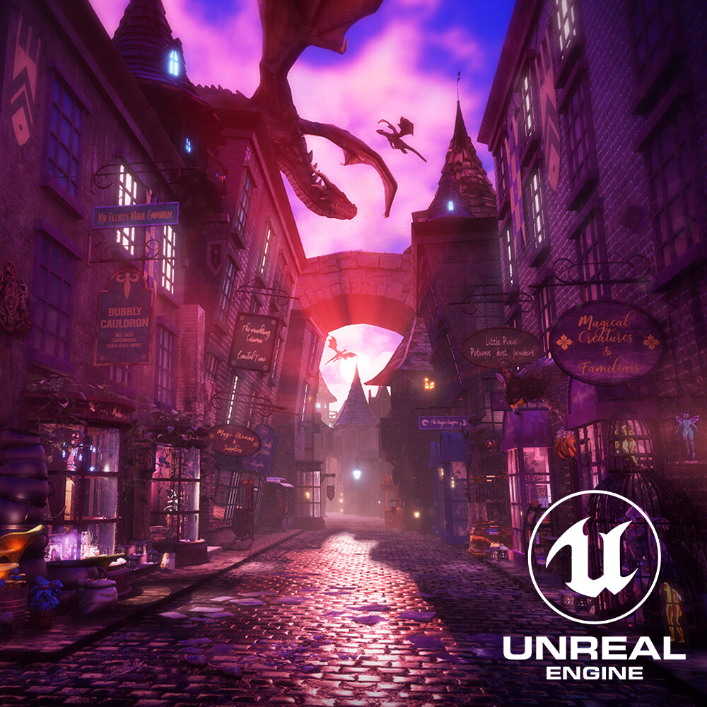 ArtStation - Dragon Alley