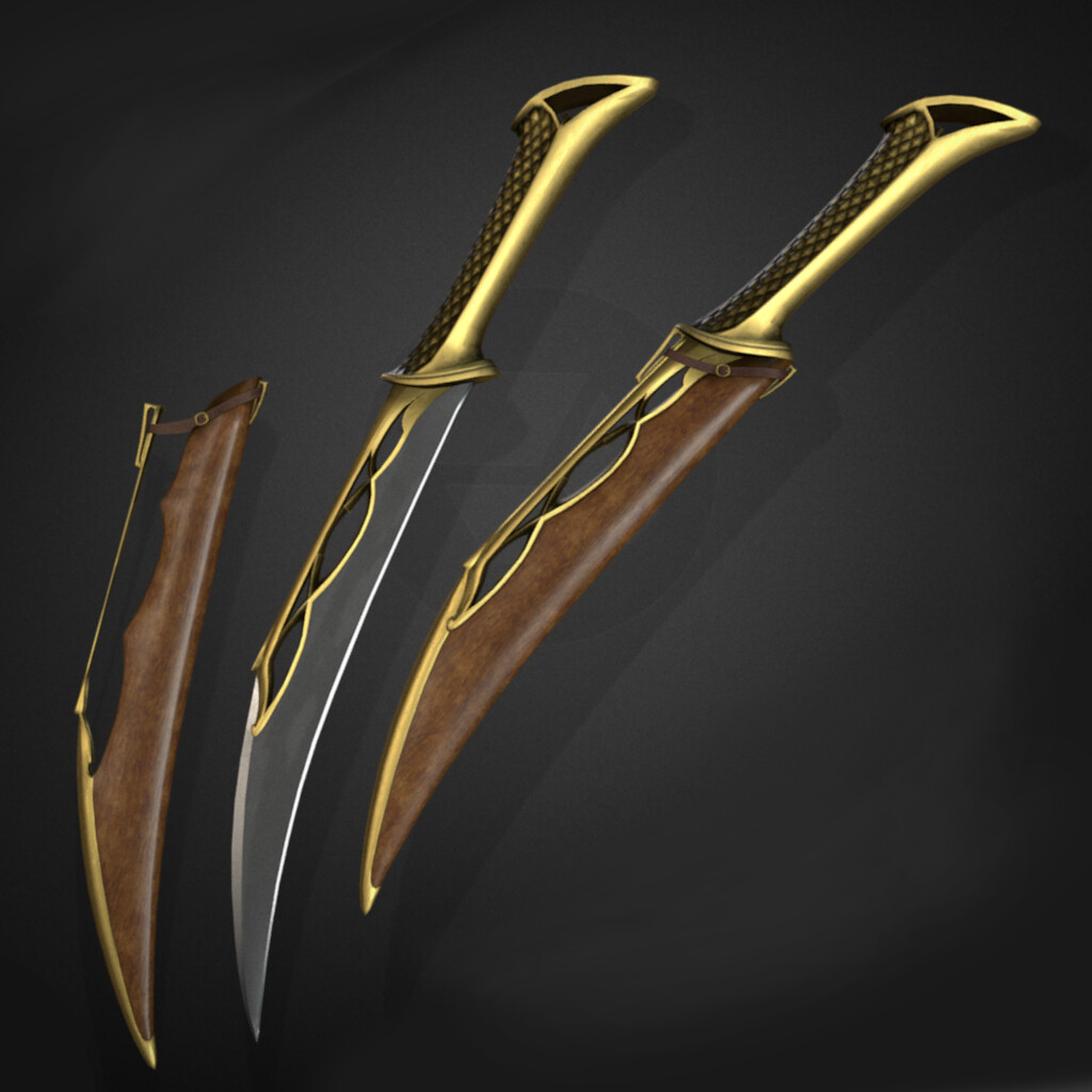 ArtStation - Thurin - Elf Dagger