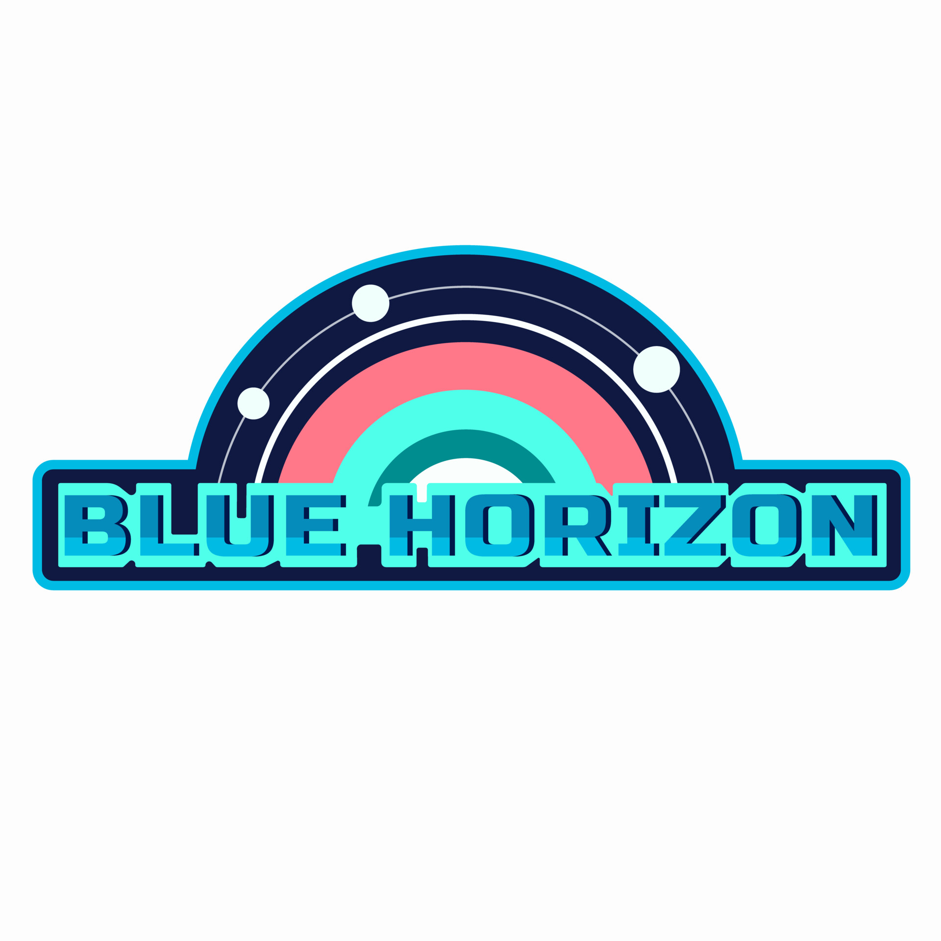 ArtStation - Graphic Design - Blue Horizon logo