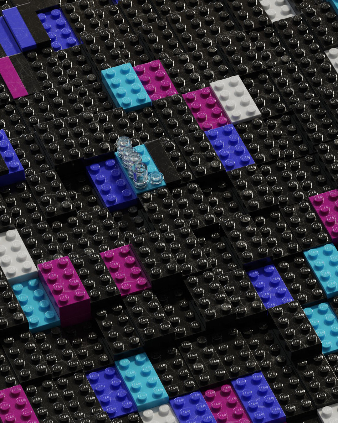 ArtStation - Brick print - night edition