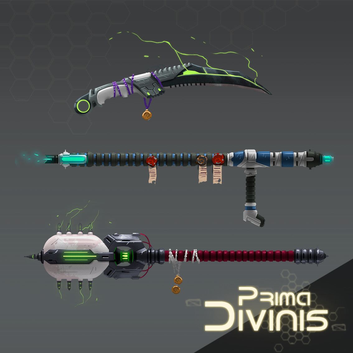 ArtStation - Prima Divinis - Weapons exploration