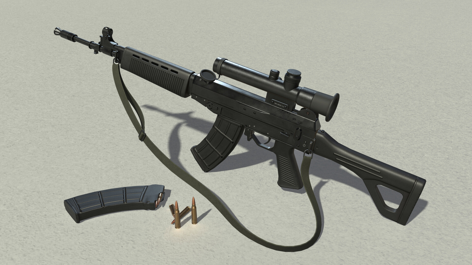 ArtStation - The QBZ-03 "light rifle automatic"assault rifle, also known as the Type 03