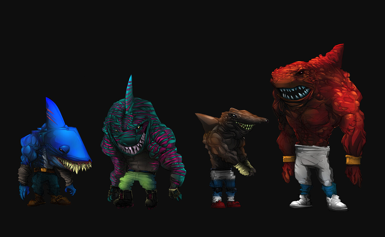 ArtStation - Street Sharks 🌔