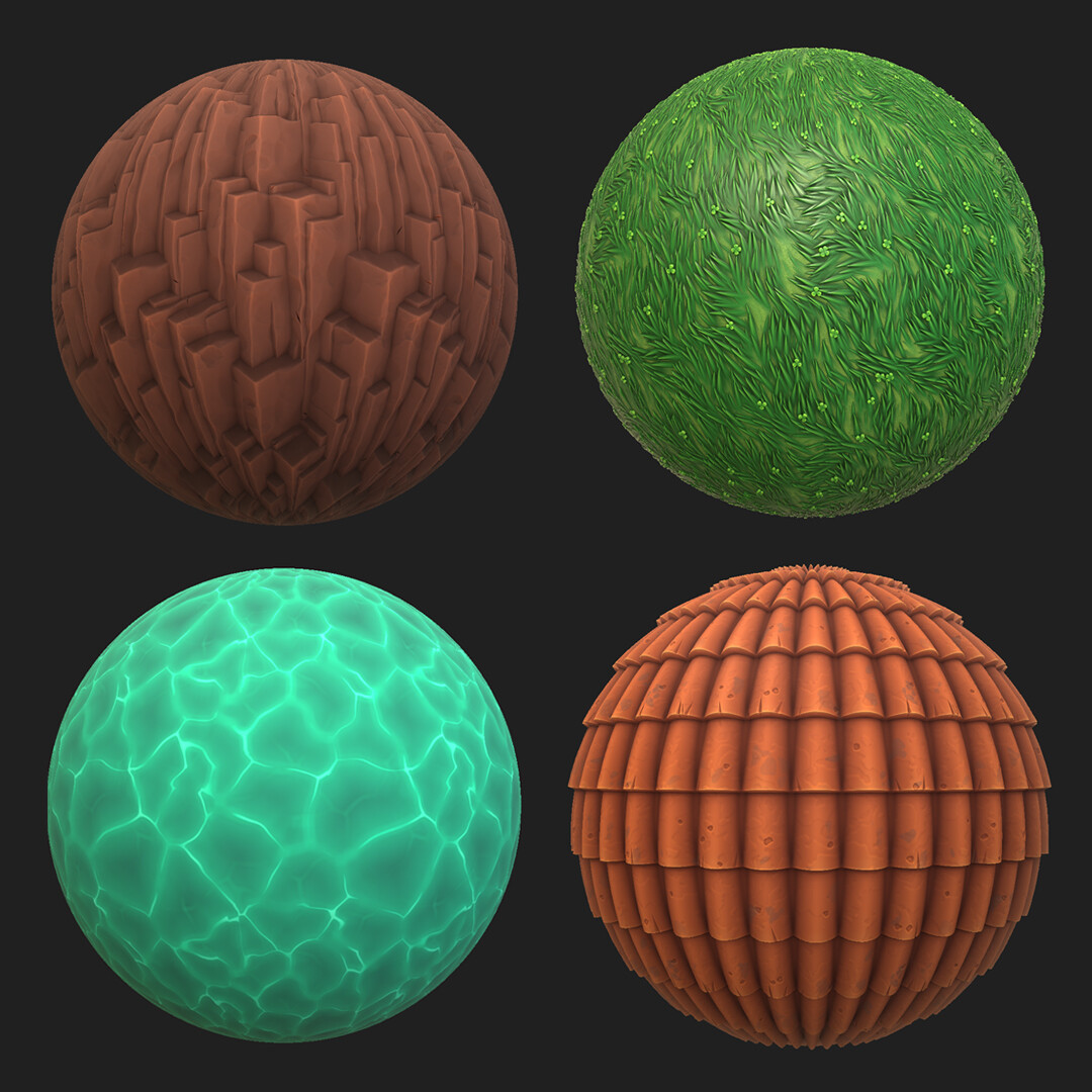 ArtStation - Stylized Materials - Substance Designer