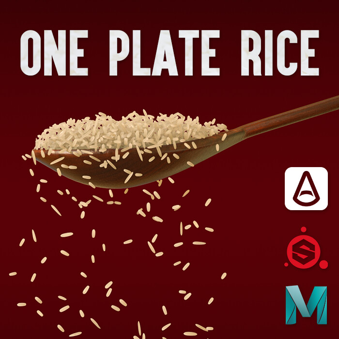 ArtStation - One Plate Rice