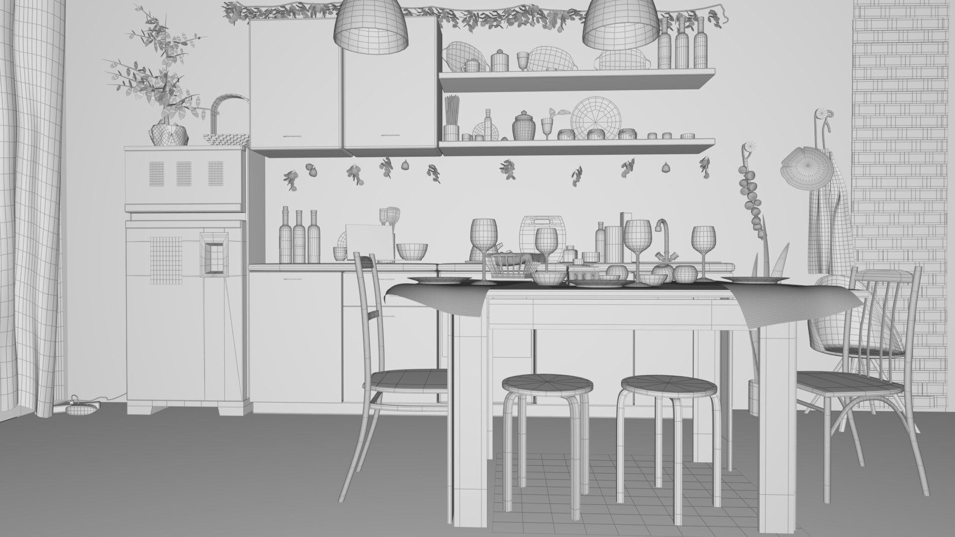 ArtStation - Kitchen Scene