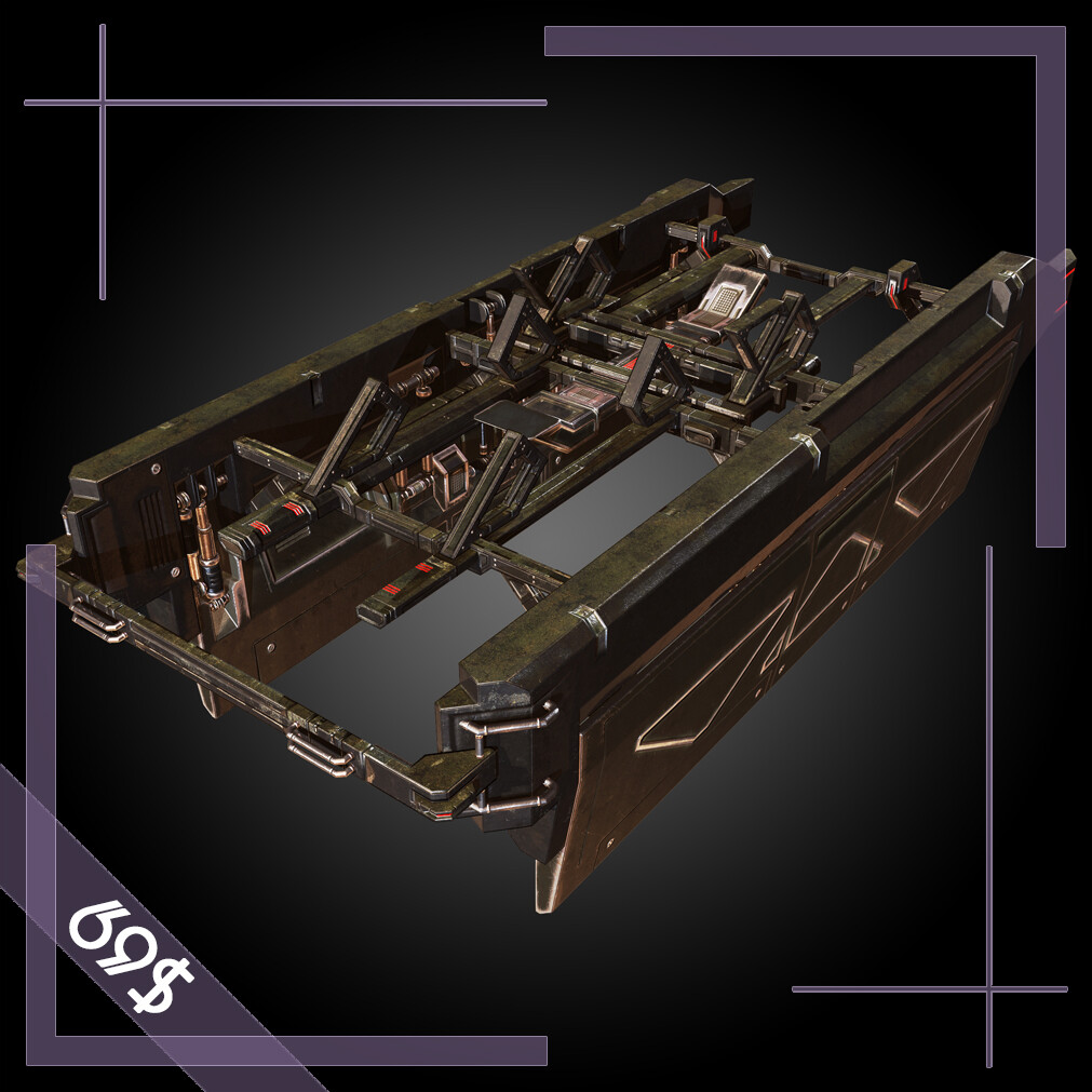 ArtStation - Cargo Module 'A' (LP)