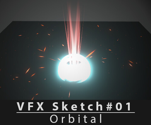 ArtStation - Orbital Strike VFX Sketch