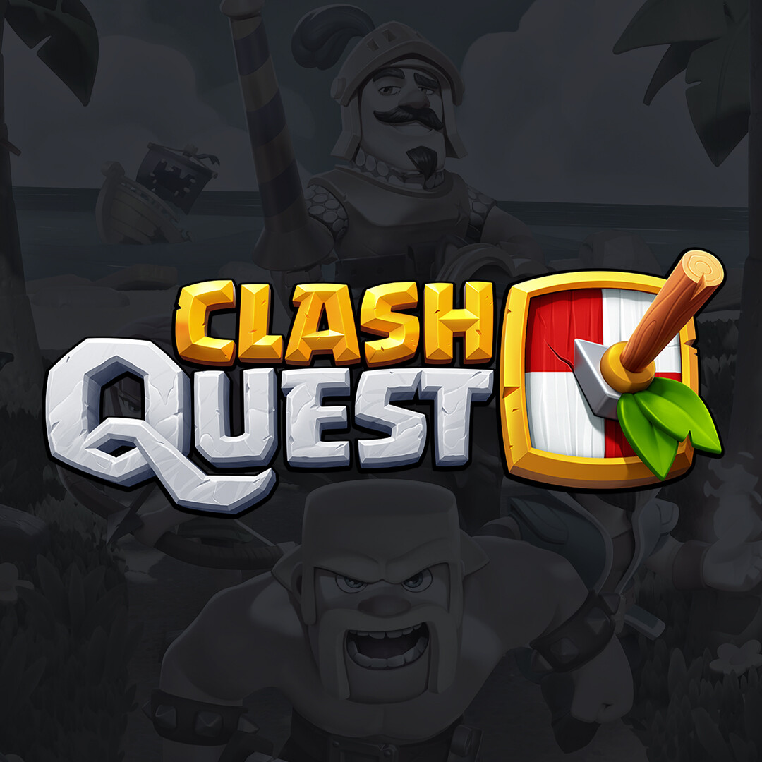 ArtStation - Clash Quest game logo