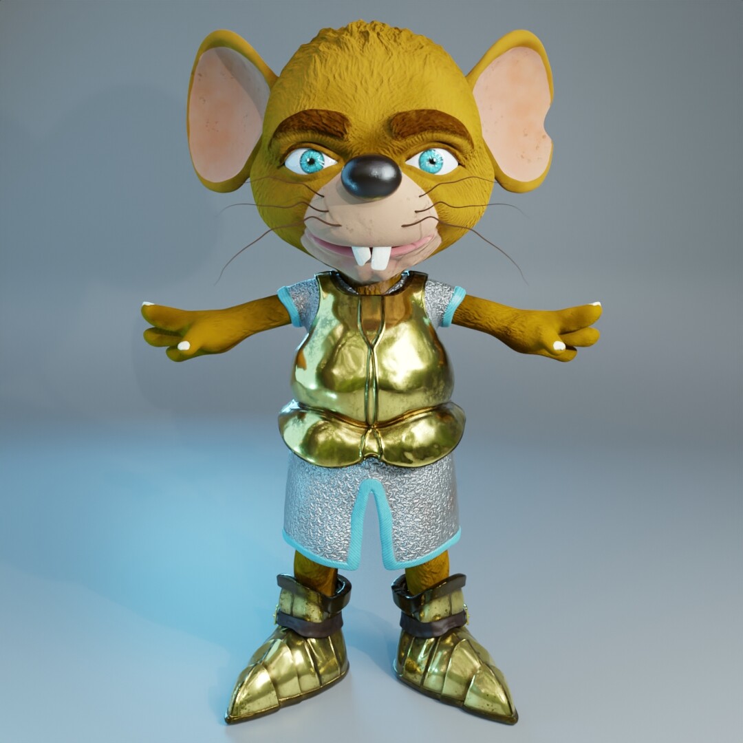 ArtStation - Naya the little mouse