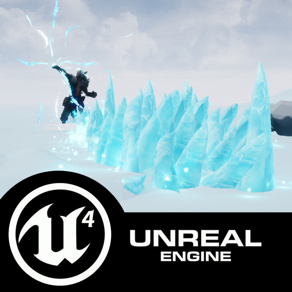 ArtStation - Ice Attack (Final) - UE4