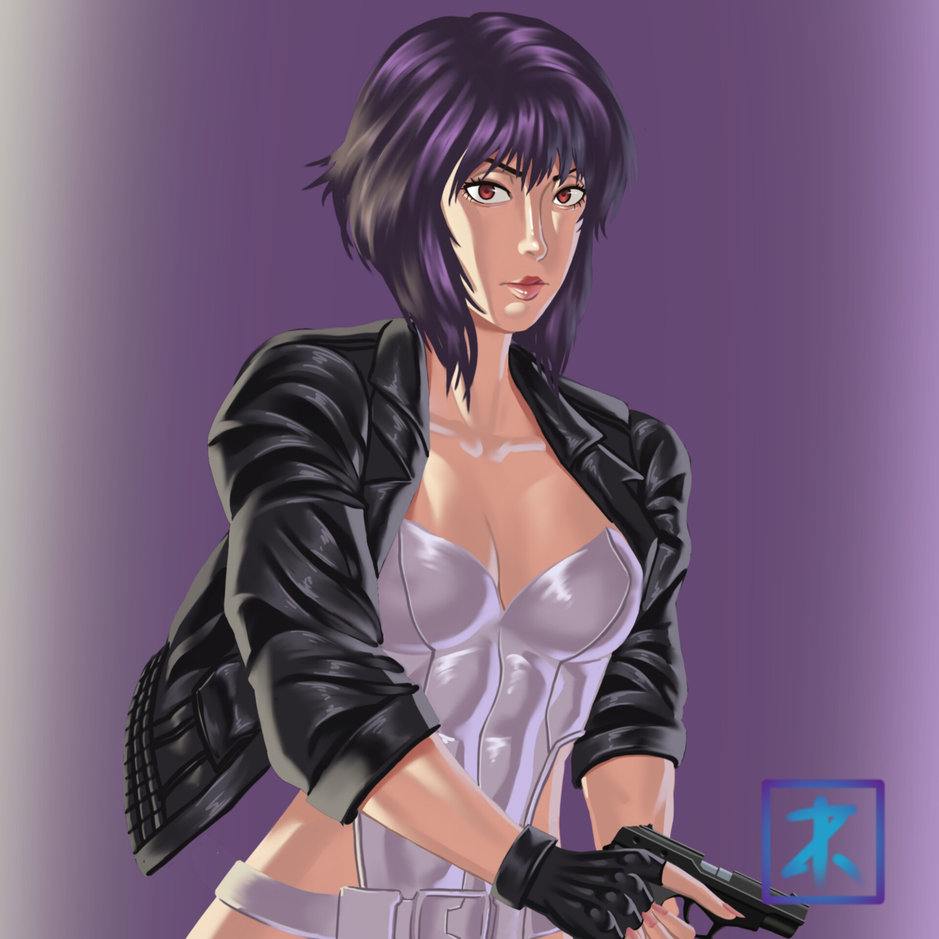 ArtStation - Motoko(Ghost in the Shell)