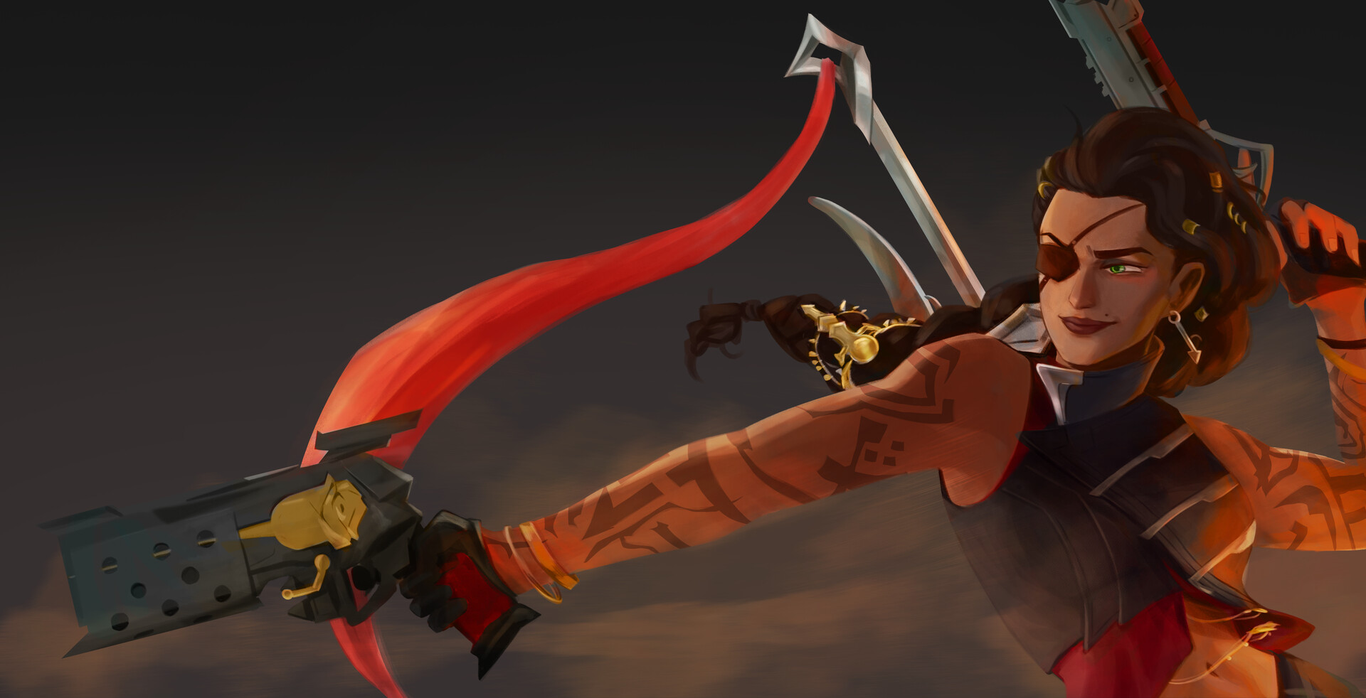 ArtStation - Samira_leagueoflegends