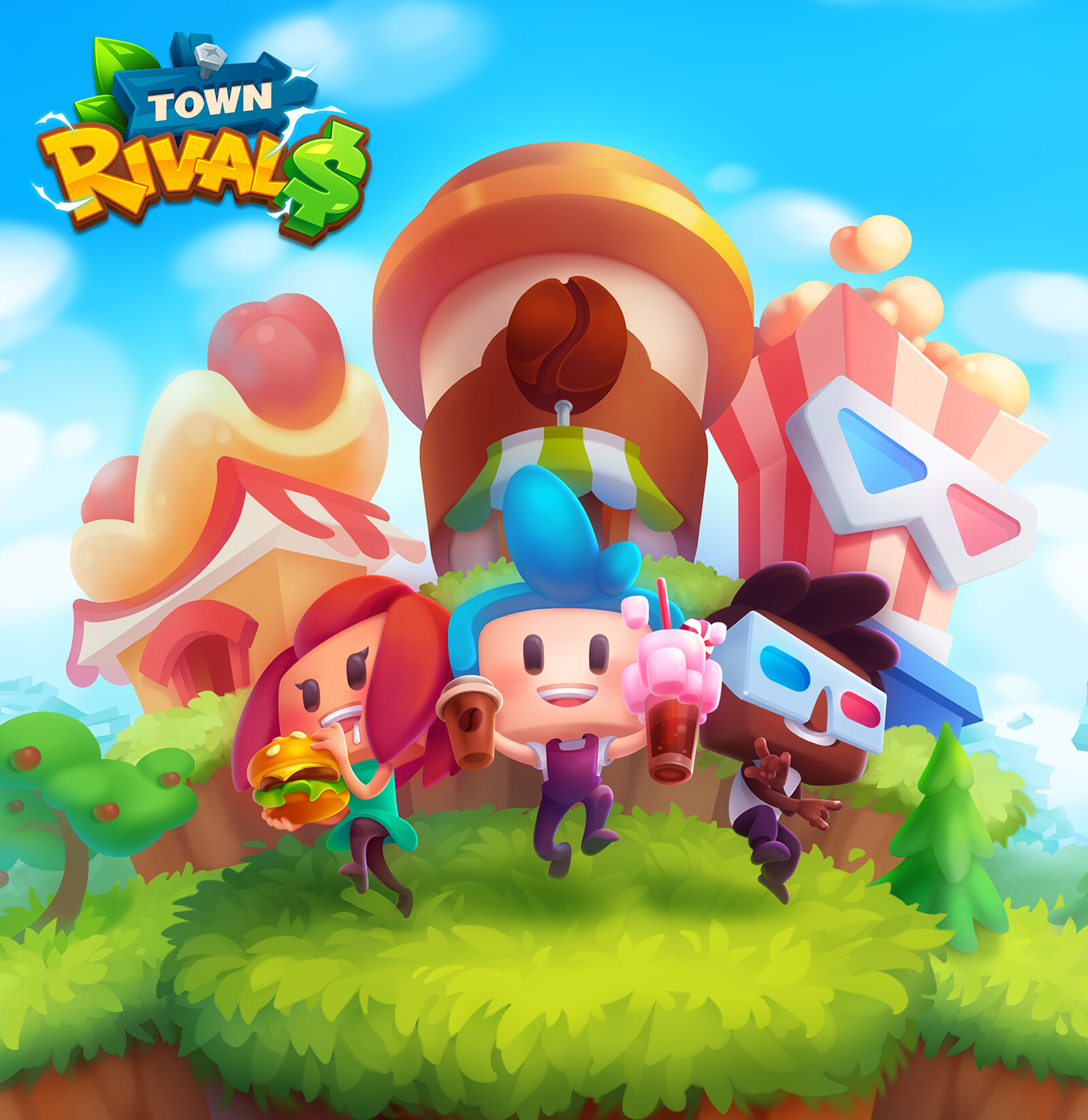 ArtStation - Town Rivals Project