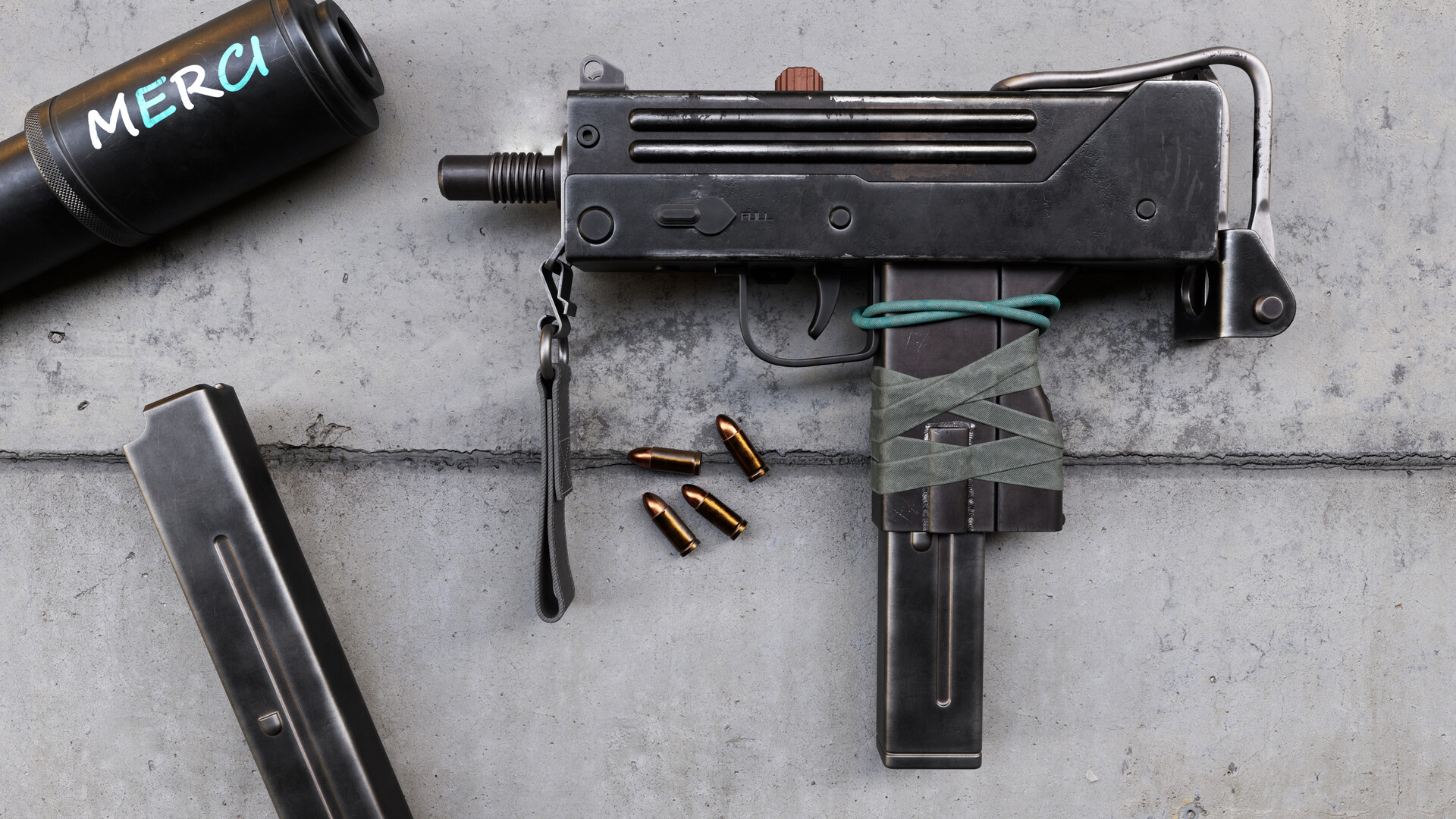 ArtStation - MAC10_Scene