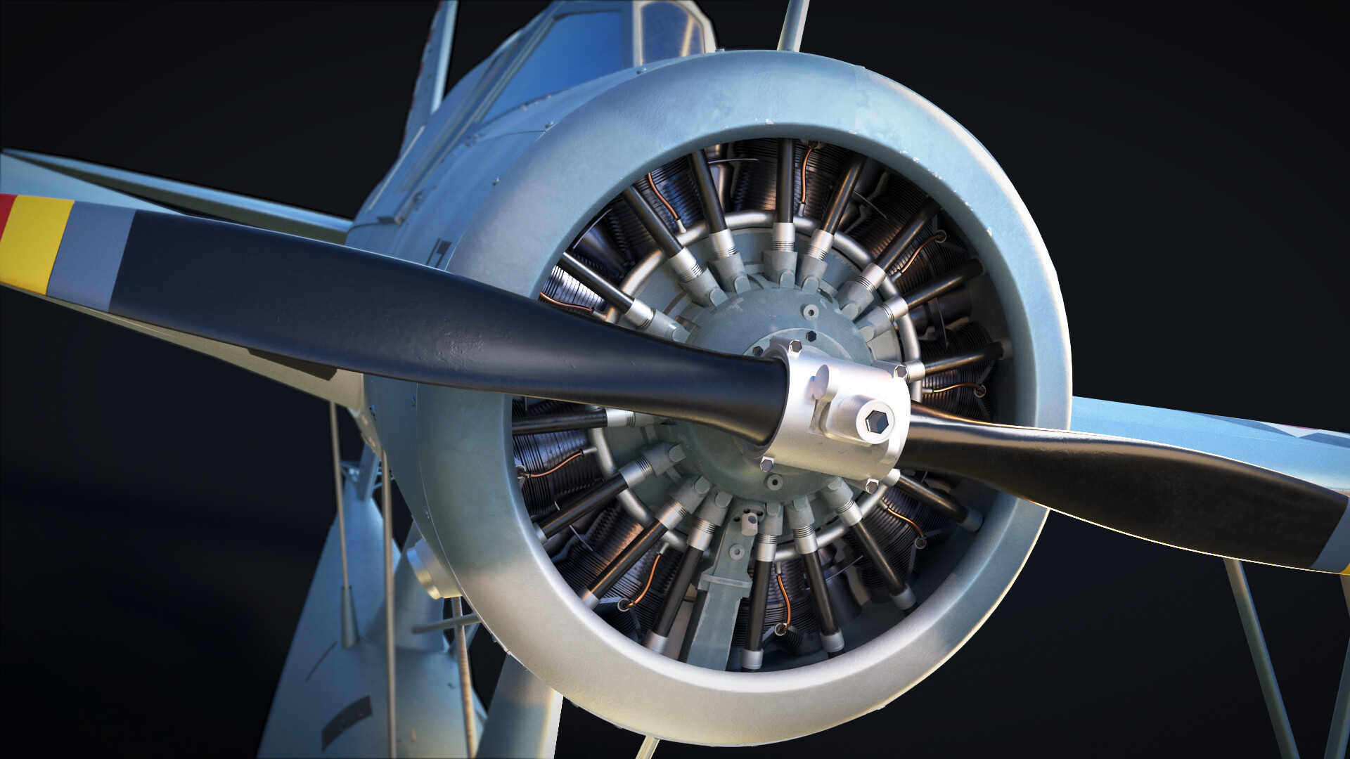 ArtStation - USS Iowa Battleship Project WIP - Vought OS2U Kingfisher