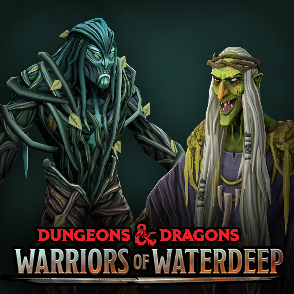 ArtStation - D&D Warriors of Waterdeep - Vine Blight & Green Hag