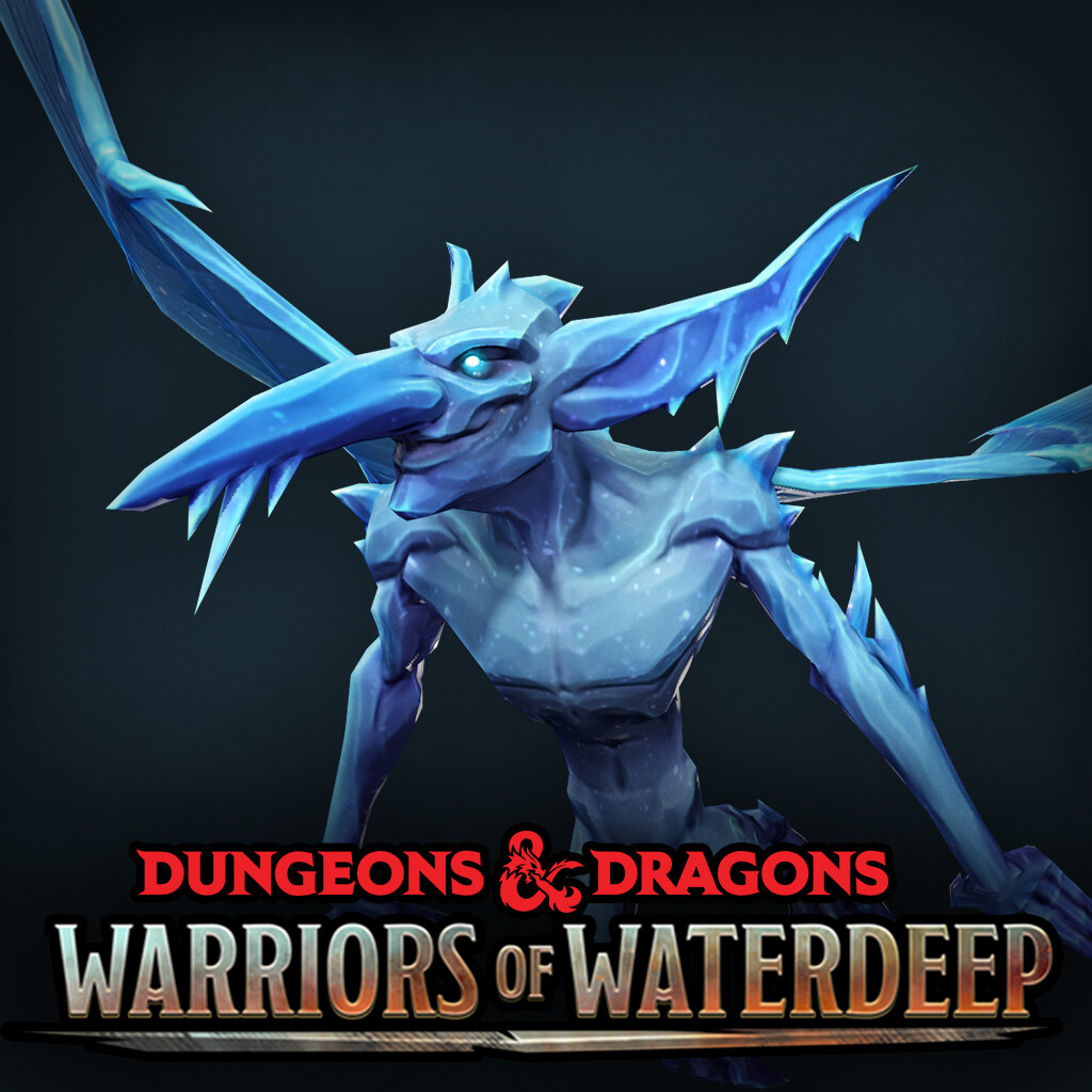 ArtStation - D&D Warriors of Waterdeep - Ice Mephit