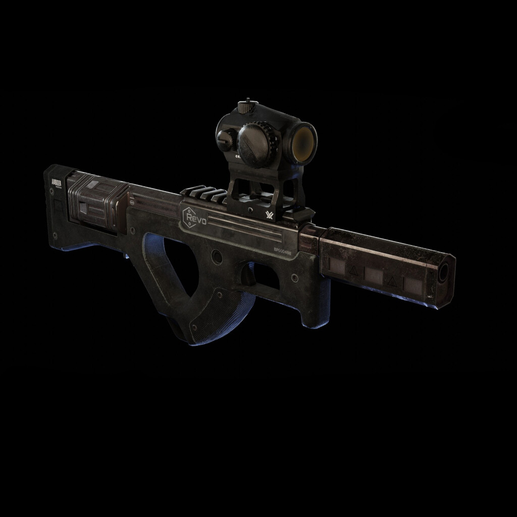 ArtStation - "Revo" Bullpup Heavy Revolver