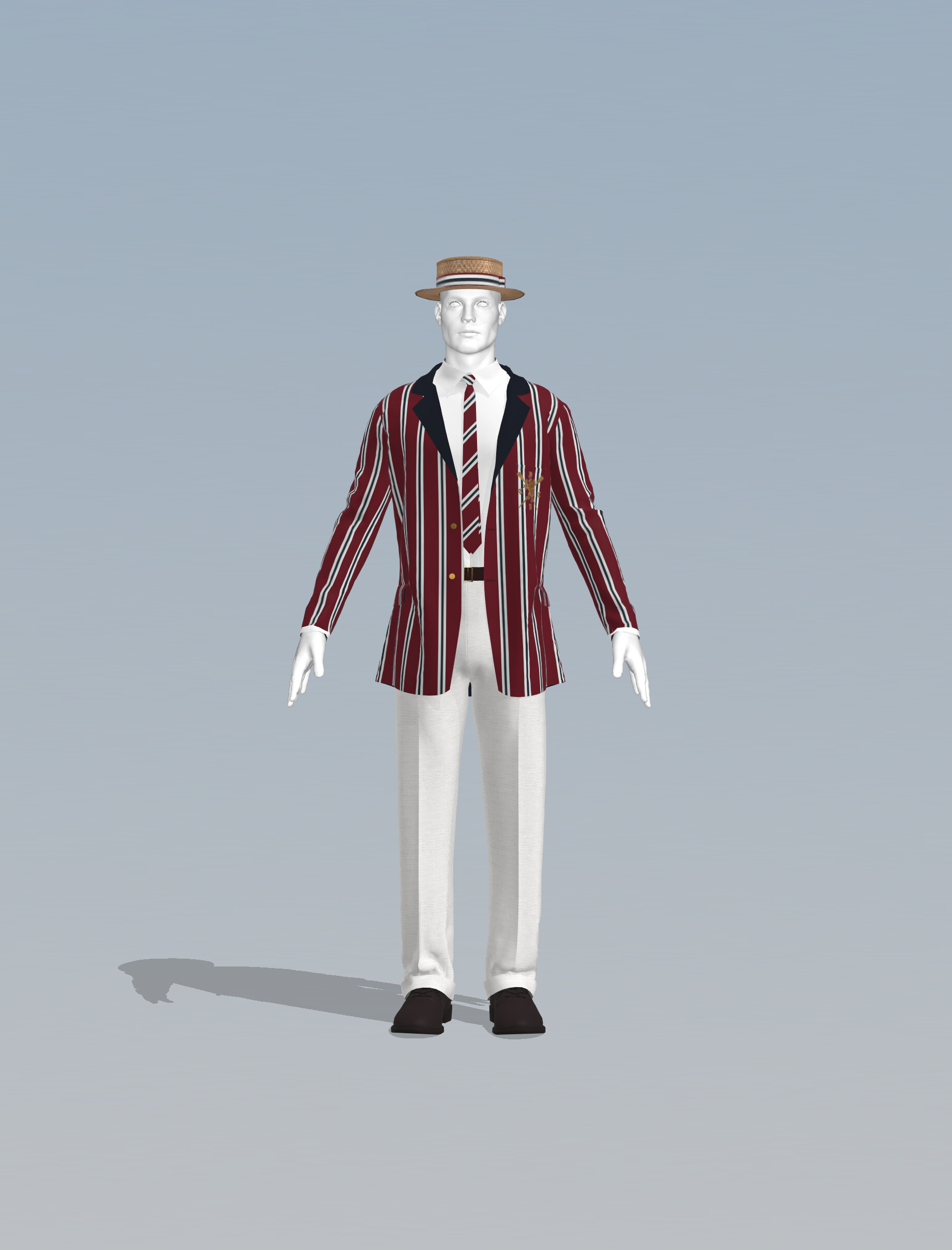 ArtStation - 1920 Rowing Blazer Outfit