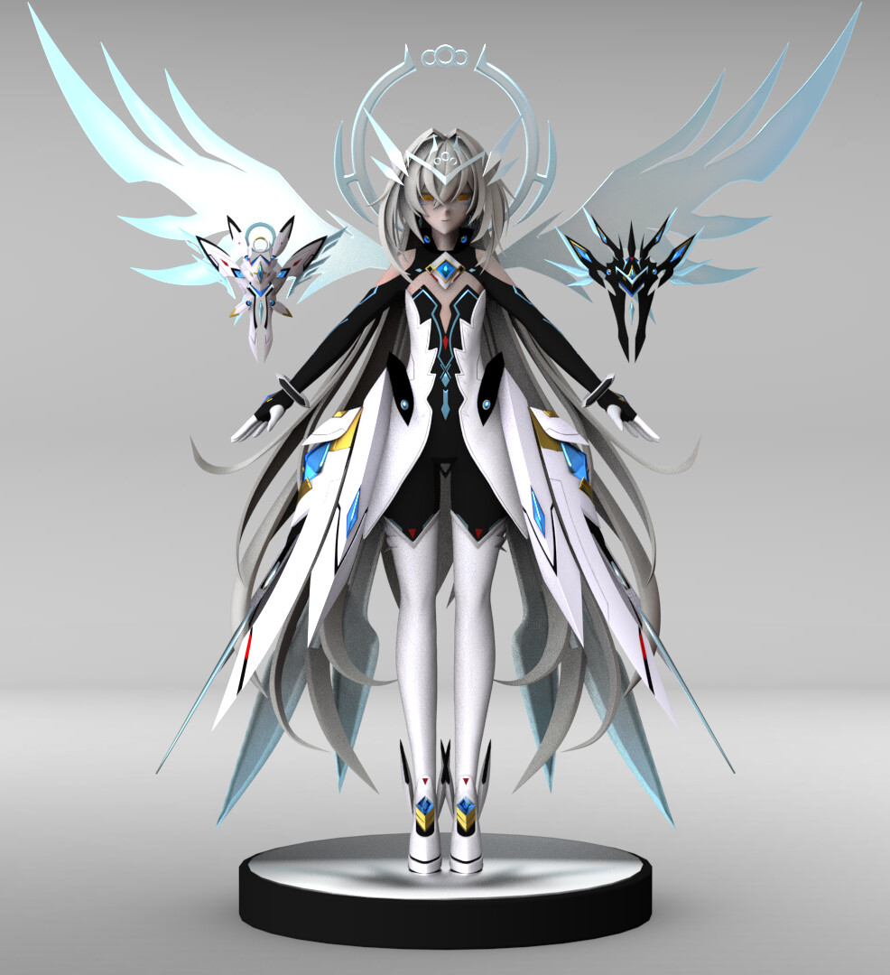 ArtStation - elsword ㅡ eve sarial 3d modeling