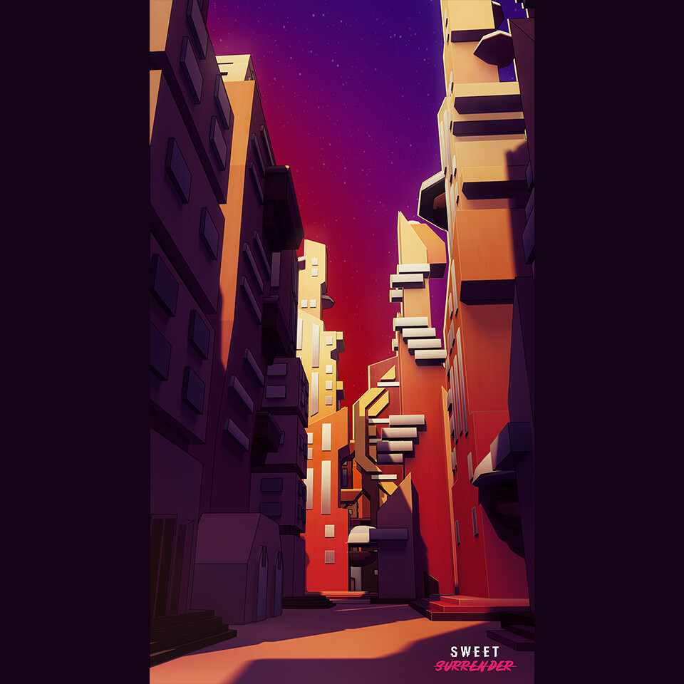 ArtStation - "Sweet Surrender" Game Environment Shots