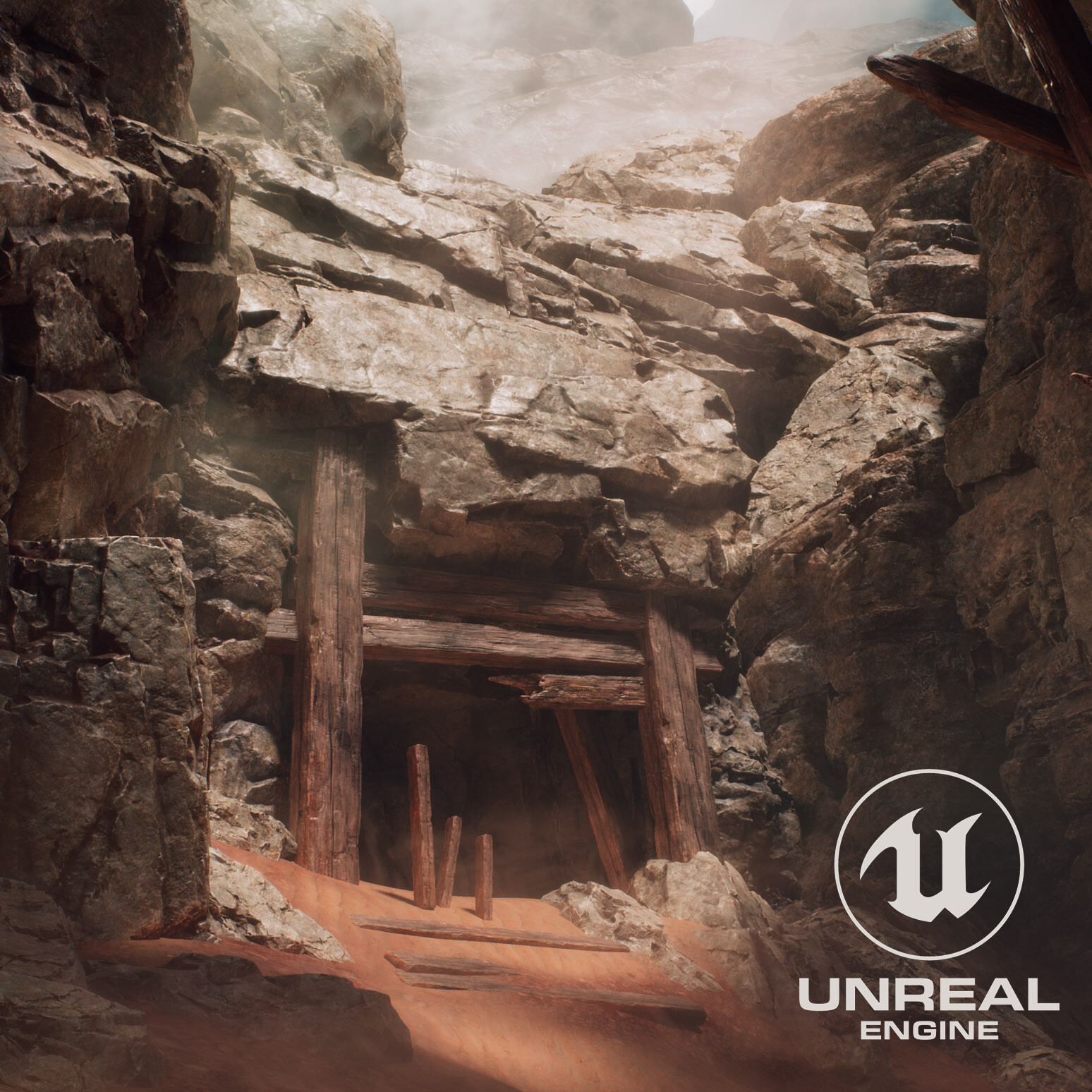 ArtStation - UE4_Rock Mine with RTGI