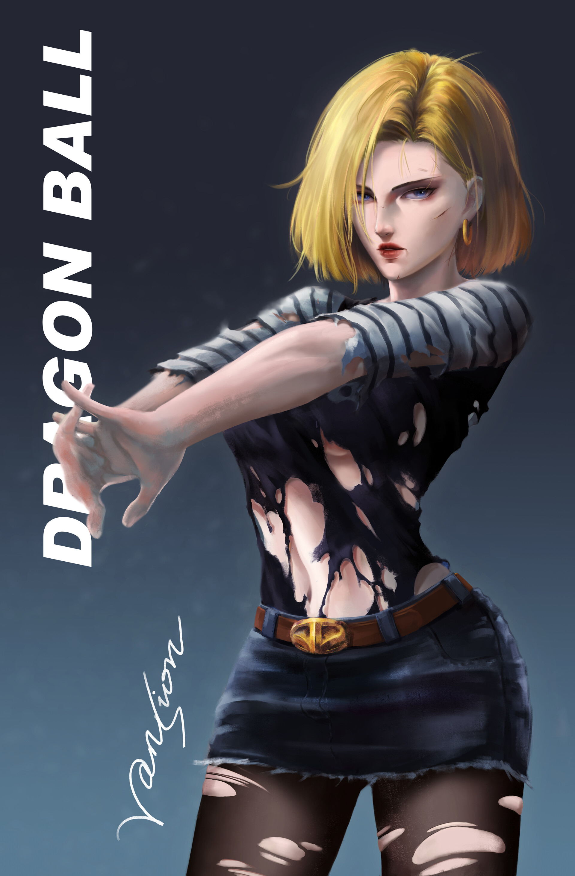 ArtStation - Android 18