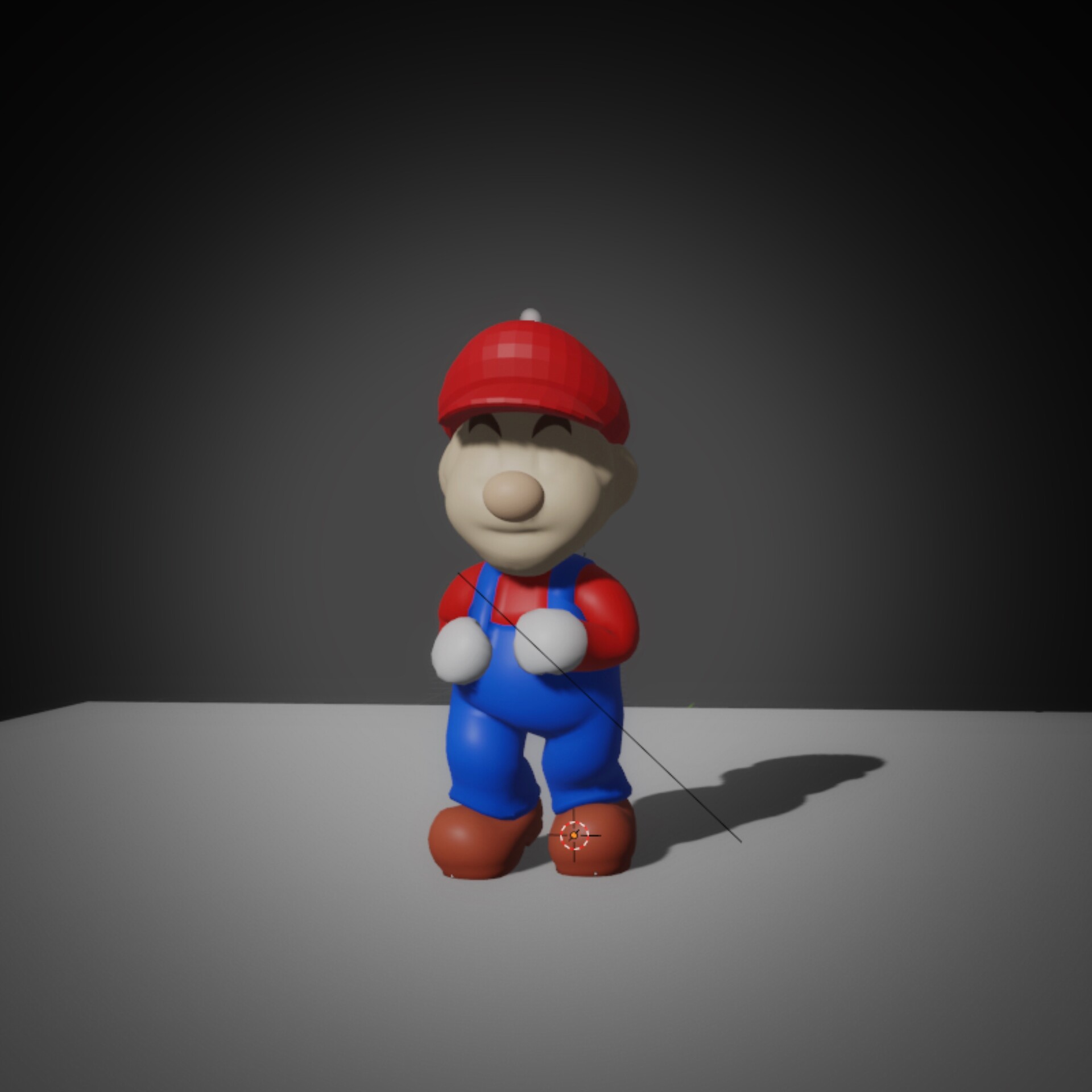 ArtStation - MI 247 Project 3: Character Modeling, Mario