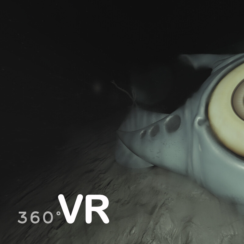 ArtStation - subnautica giant peeper fish fan art - 360 panorama