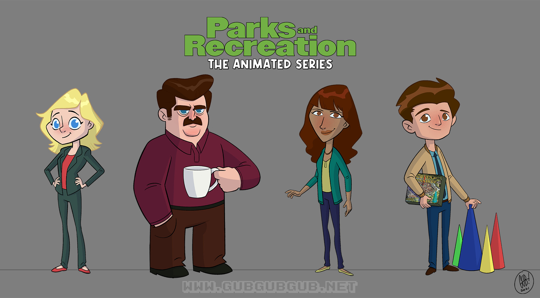 ArtStation - Parks and Recreation: The Animated Series