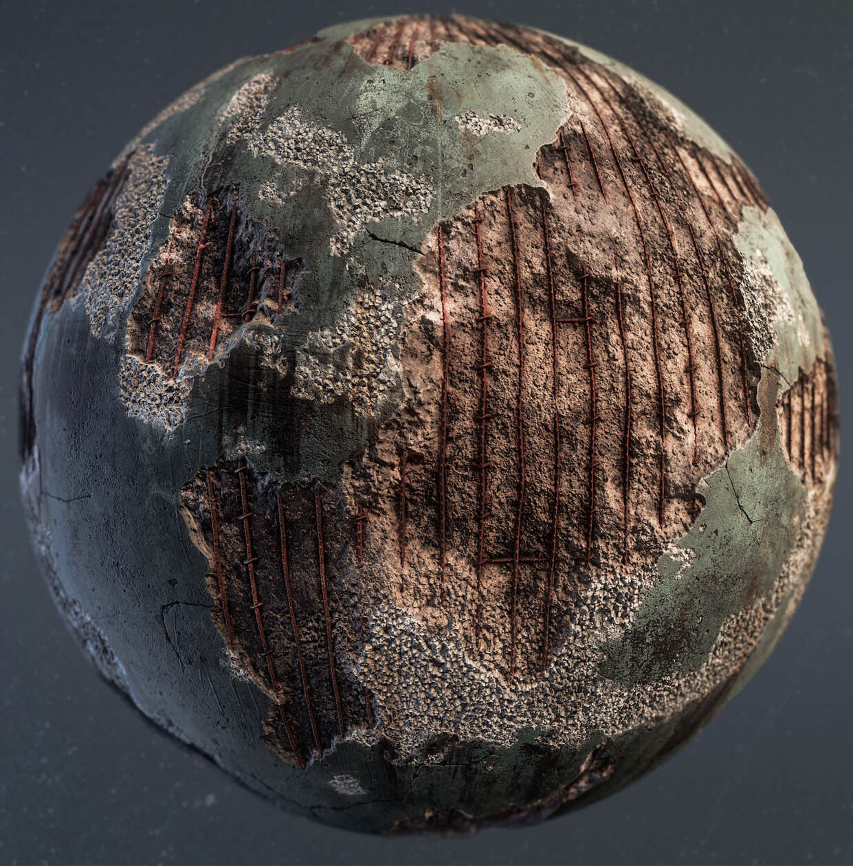 ArtStation - Concrete Material Asset - Substance Designer