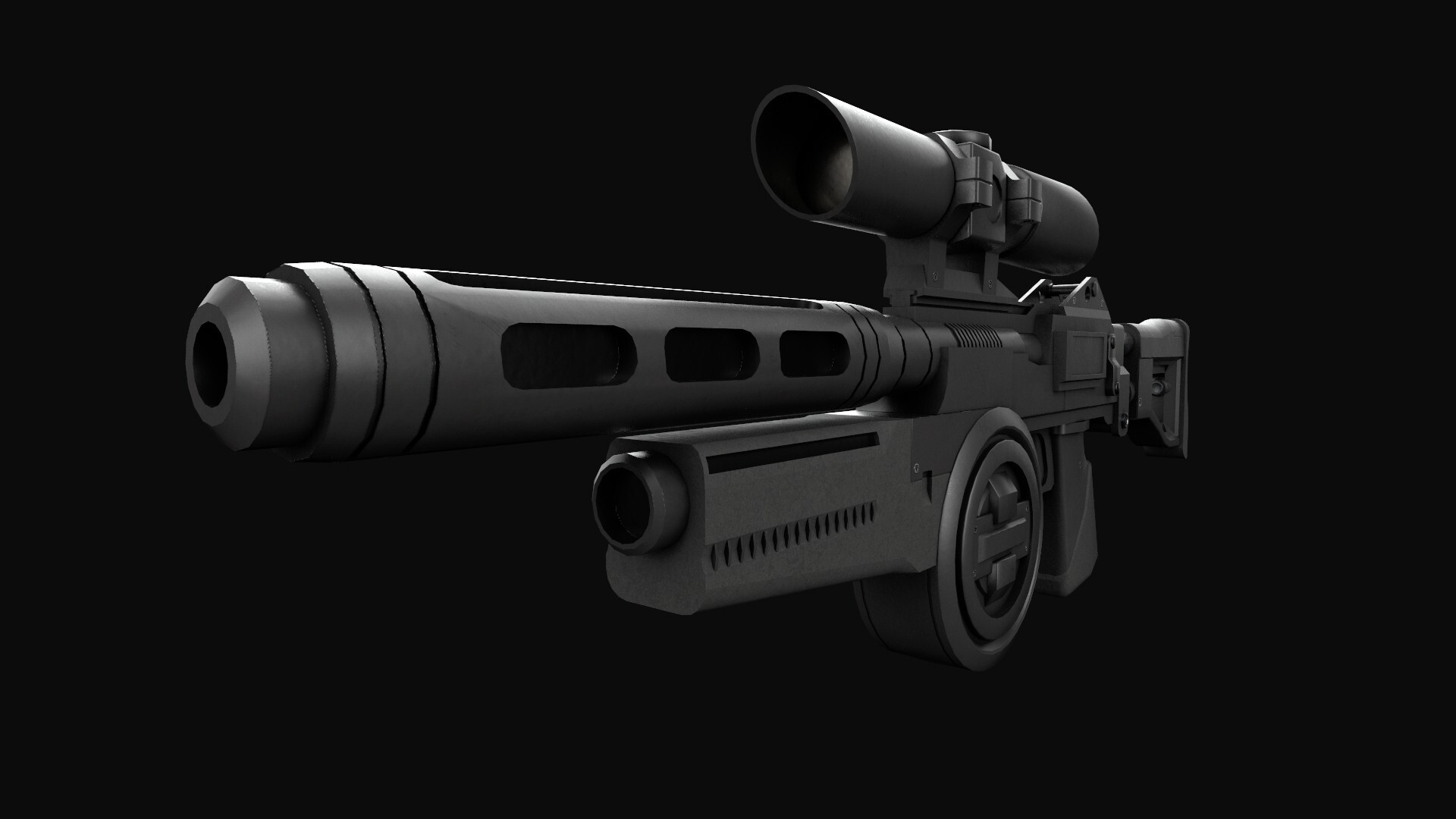 ArtStation - Westar M5 Blaster Rifle