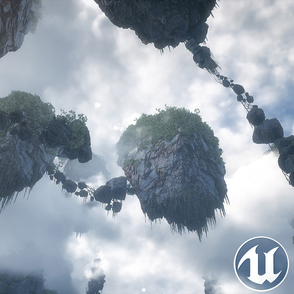 ArtStation - Floating Mountains