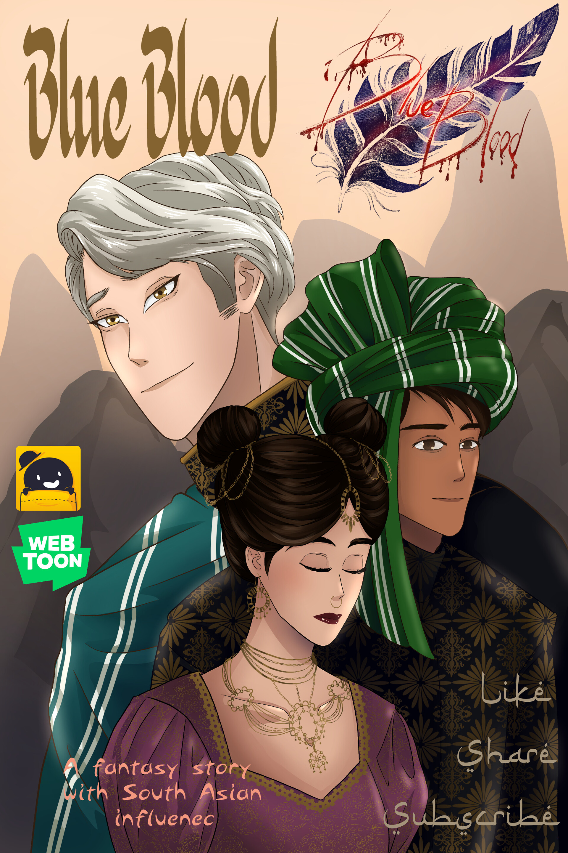 ArtStation - Blue Blood Webtoon Canvas series