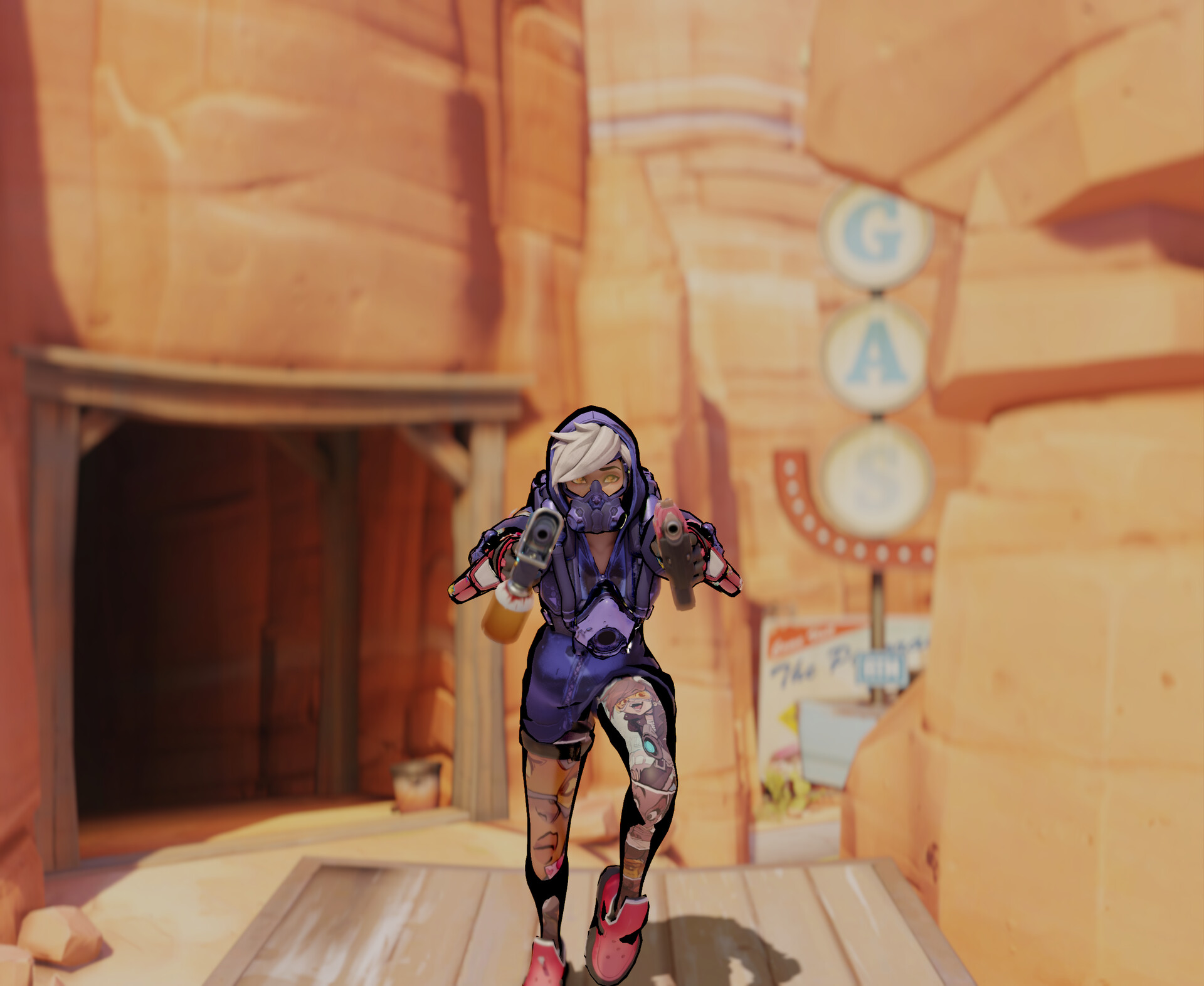 ArtStation - Overwatch Tracer Comic Book and Graffiti Skin Combination