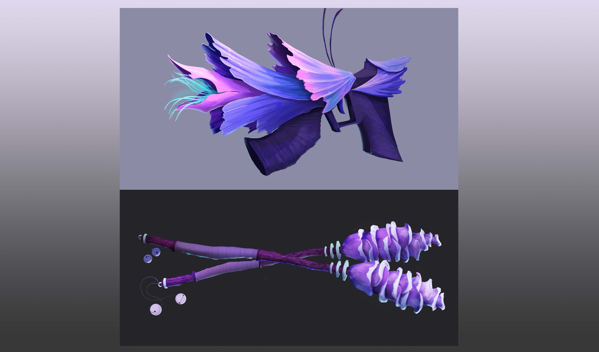ArtStation - flower weapons