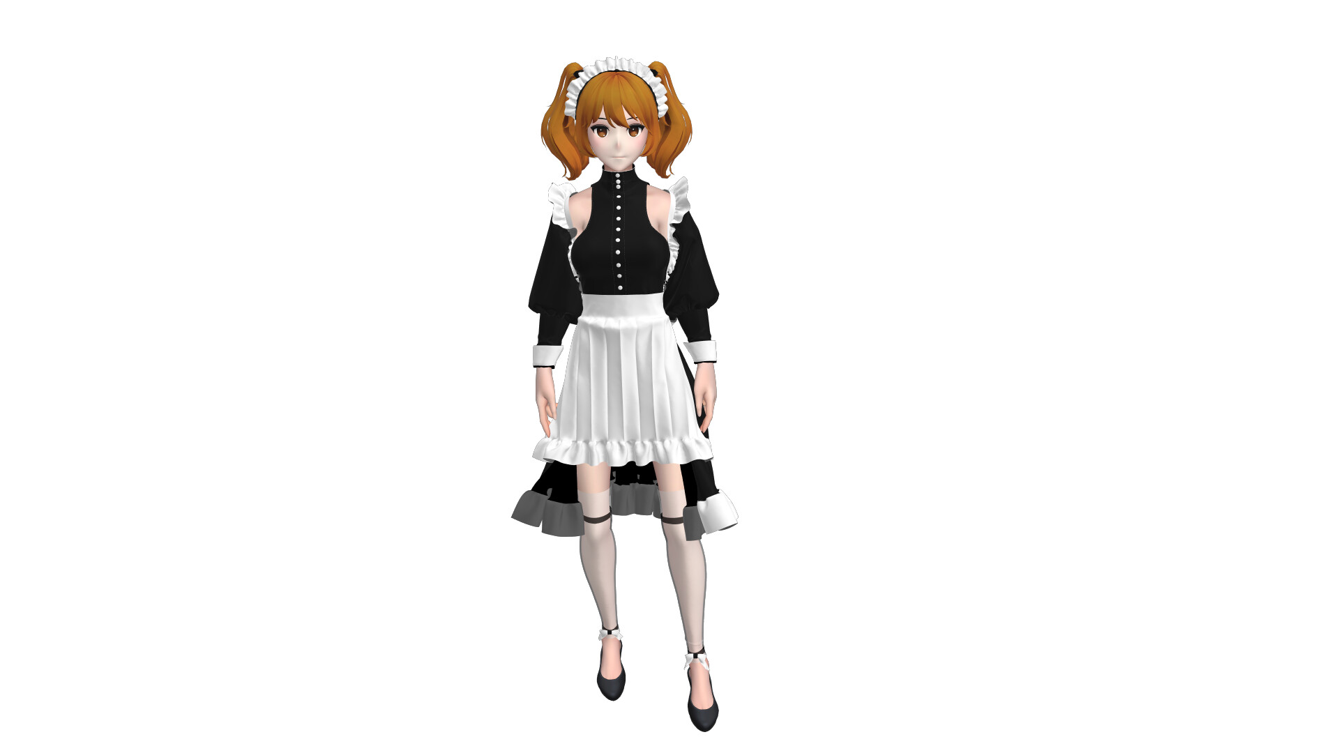 Wingfox workshop - Anime Style Maid Outfit using Marvelous Designer 10