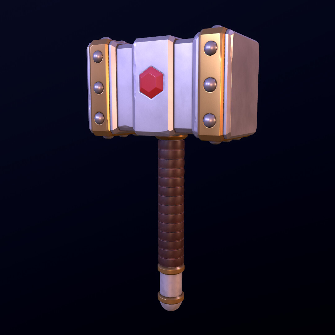 ArtStation - 3D Stylized Hammer