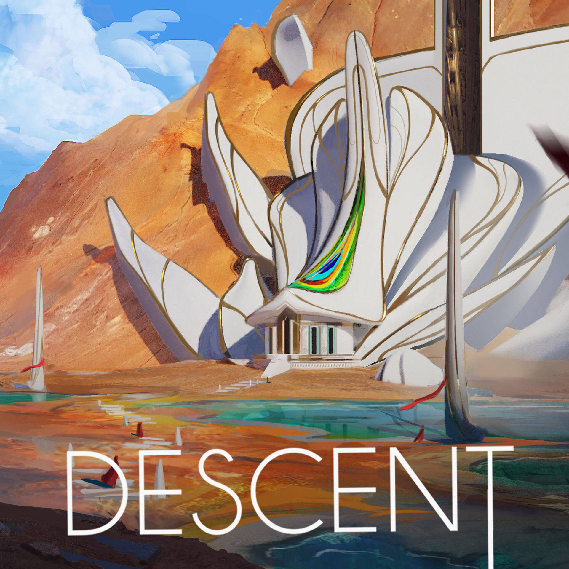 ArtStation - Descent - Enki's temple