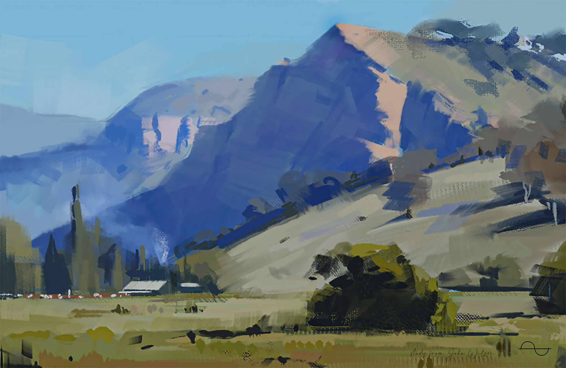 ArtStation - oil painting study