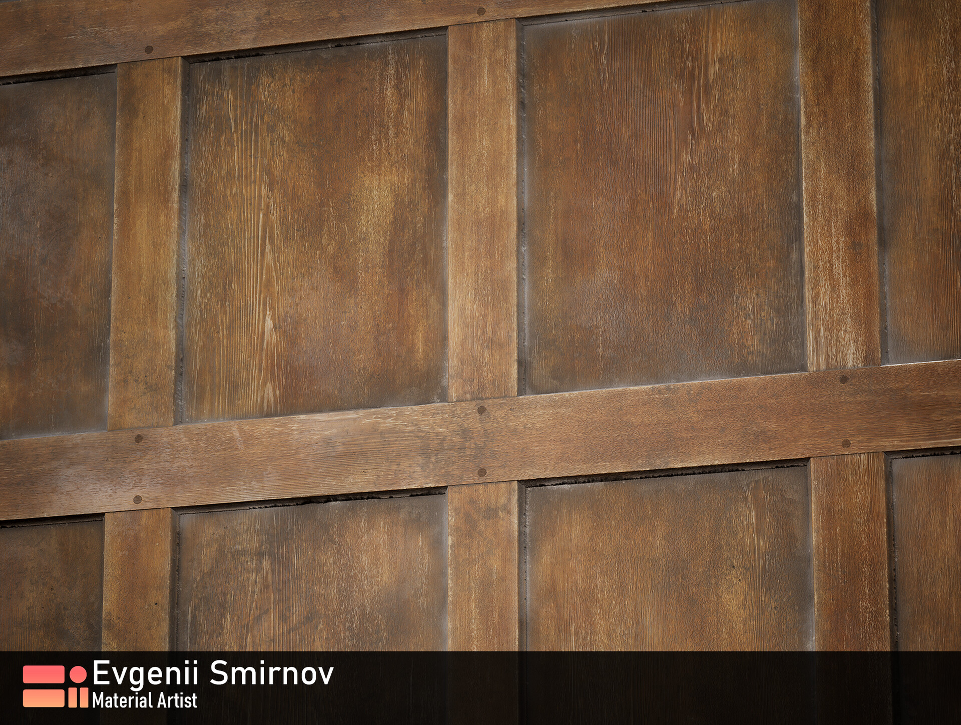 ArtStation - Rectangular Wood Panels